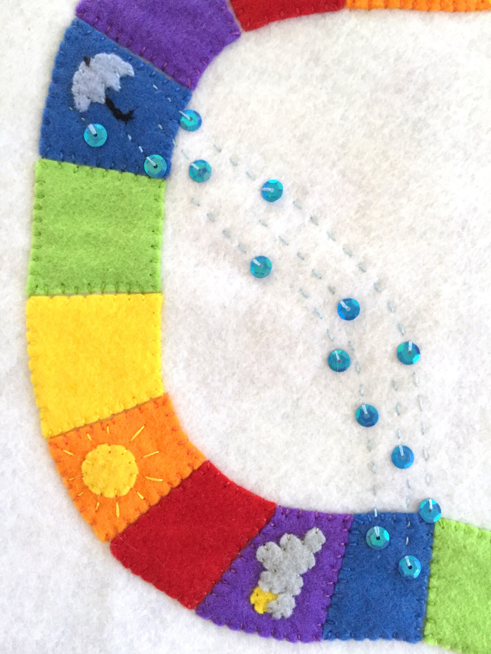 Showers or Flowers Felt Board Game Digital Sewing Pattern - Etsy