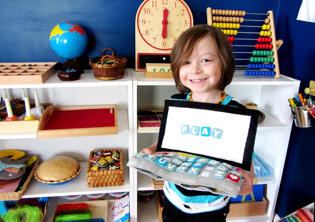 Learning Laptop Quiet Book Commercial License - Etsy