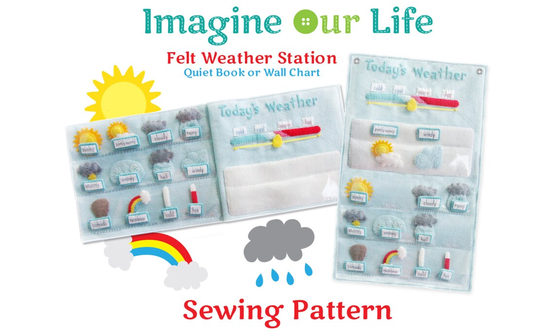Felt Weather Station Digital Sewing Pattern - Etsy Canada