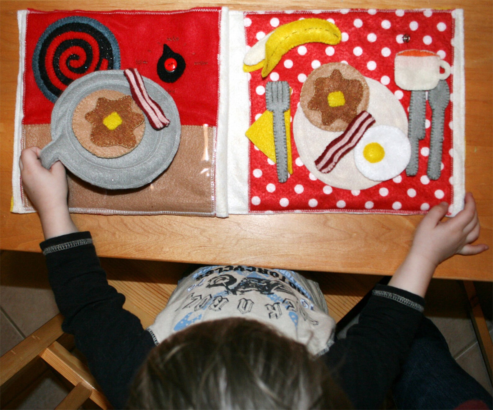 Cooking Breakfast Quiet Book Commercial License - Etsy