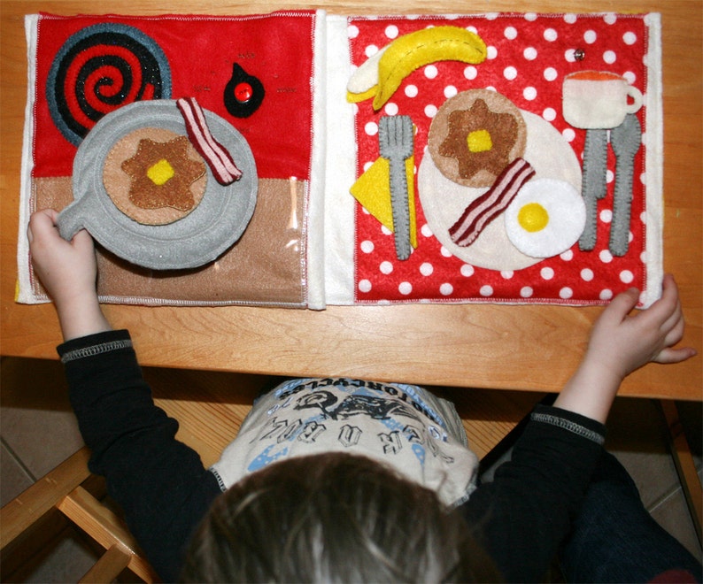 Cooking Breakfast Quiet Book Commercial License - Etsy