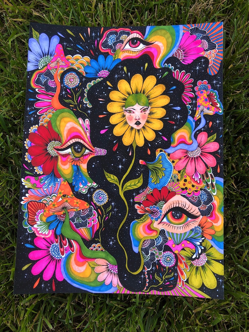 Flower Blooms; Print - Etsy