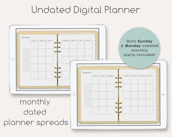 Goodnotes Planner Duck digital stickers weekly planner Instant Download ...