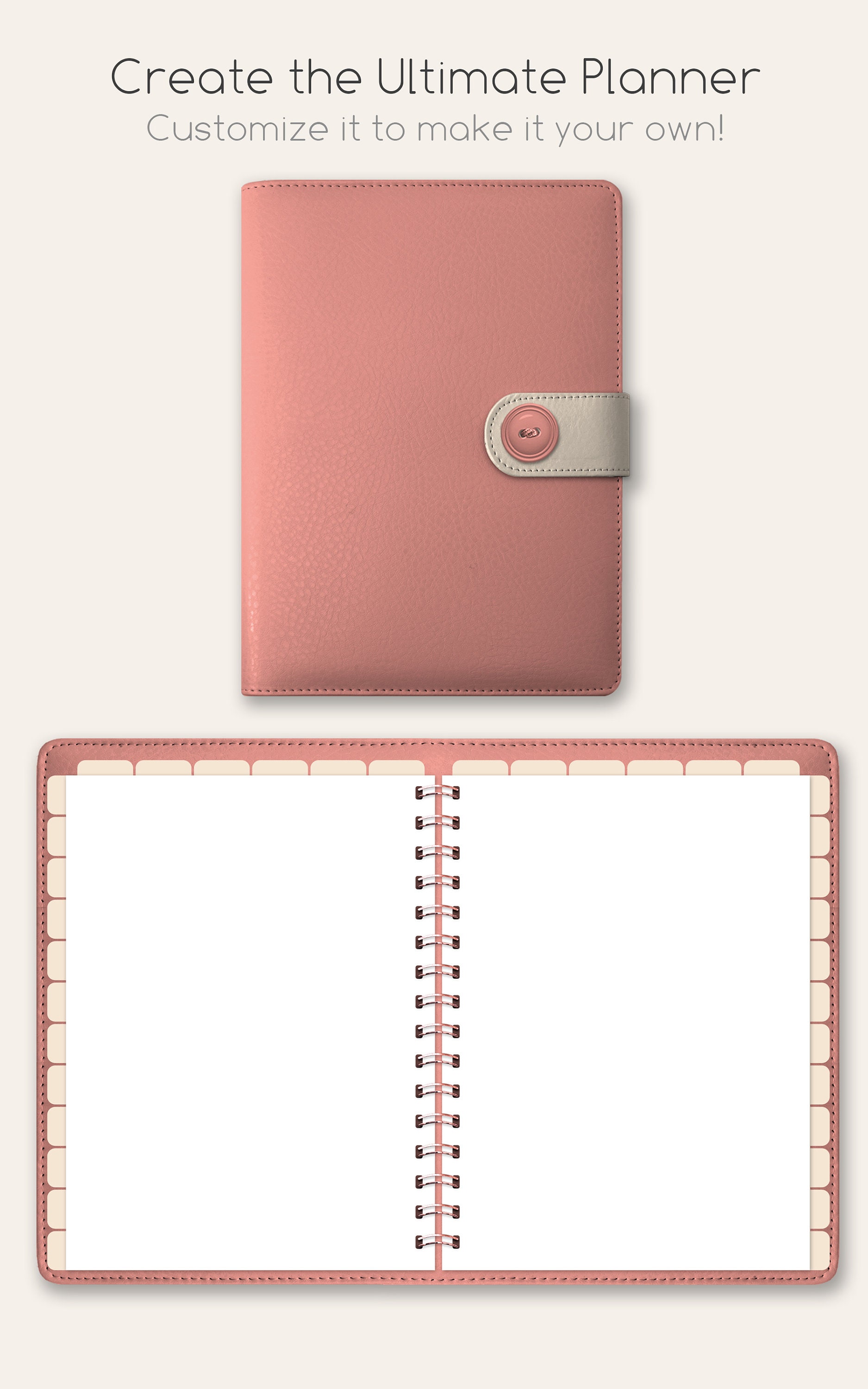 Digital Planner Mockup Template Photoshop Limited Commercial - Etsy UK