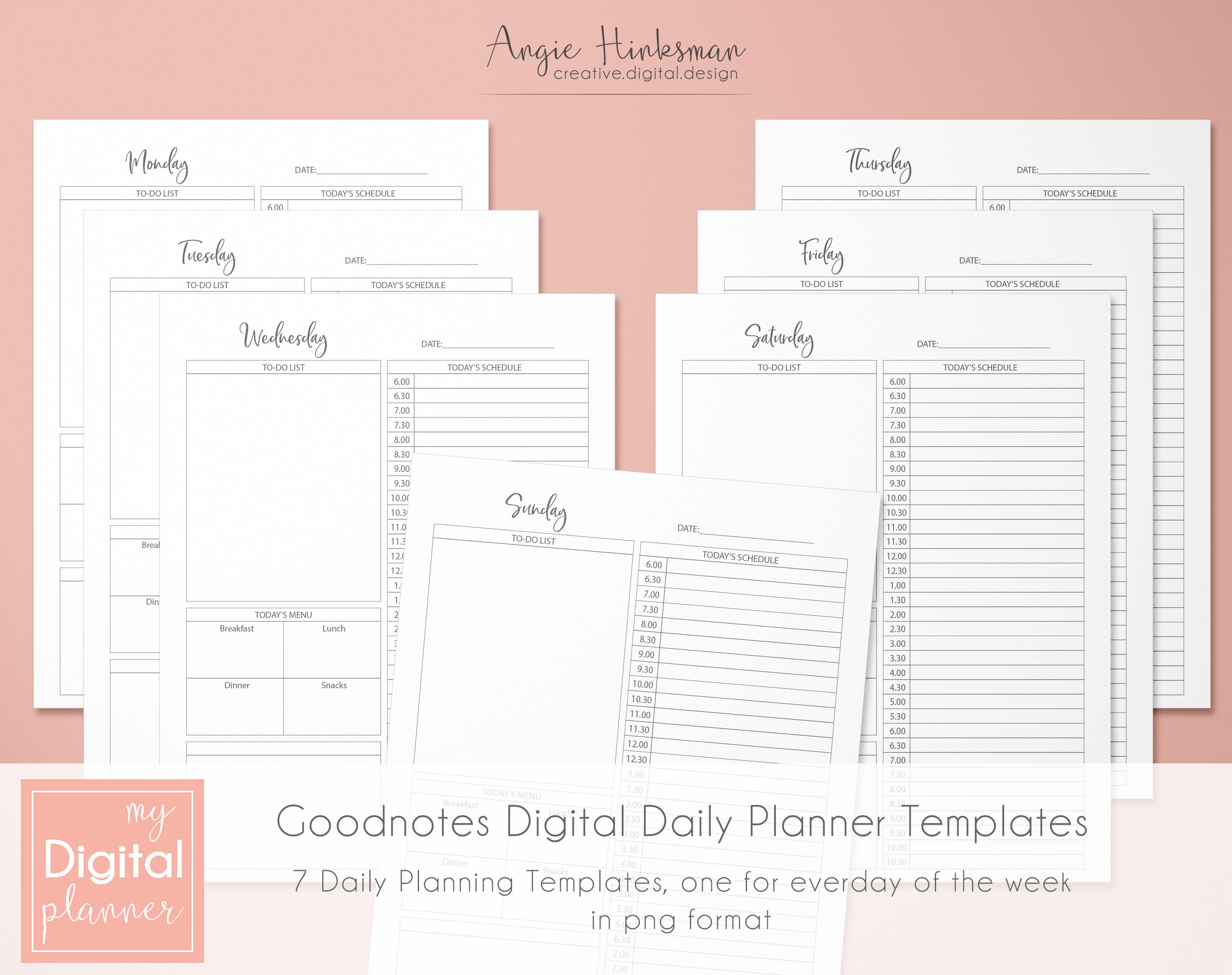 Goodnotes Templates Garryrooms