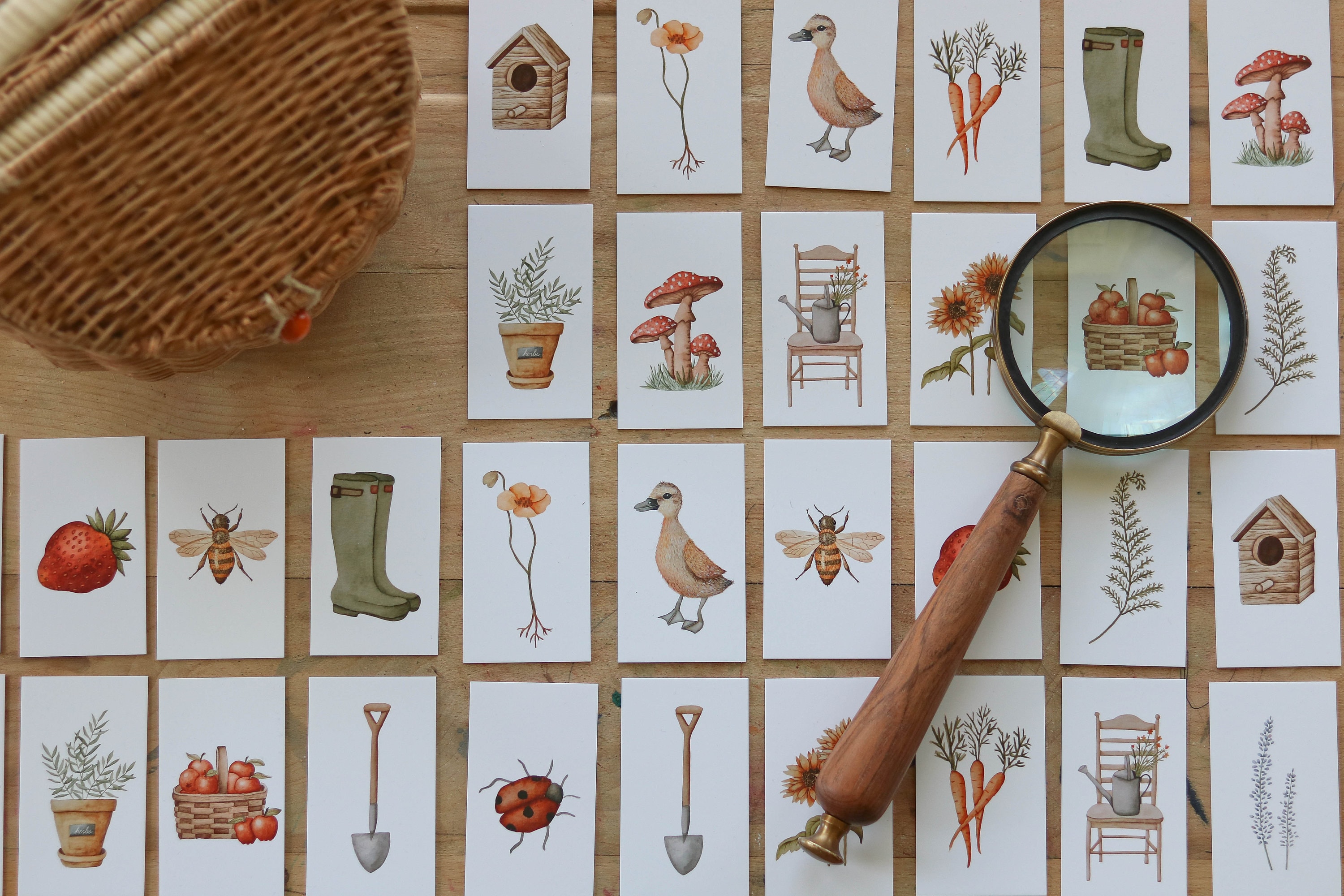PRINTABLE Matching Game / Memory Game / Nature Themed Study ...