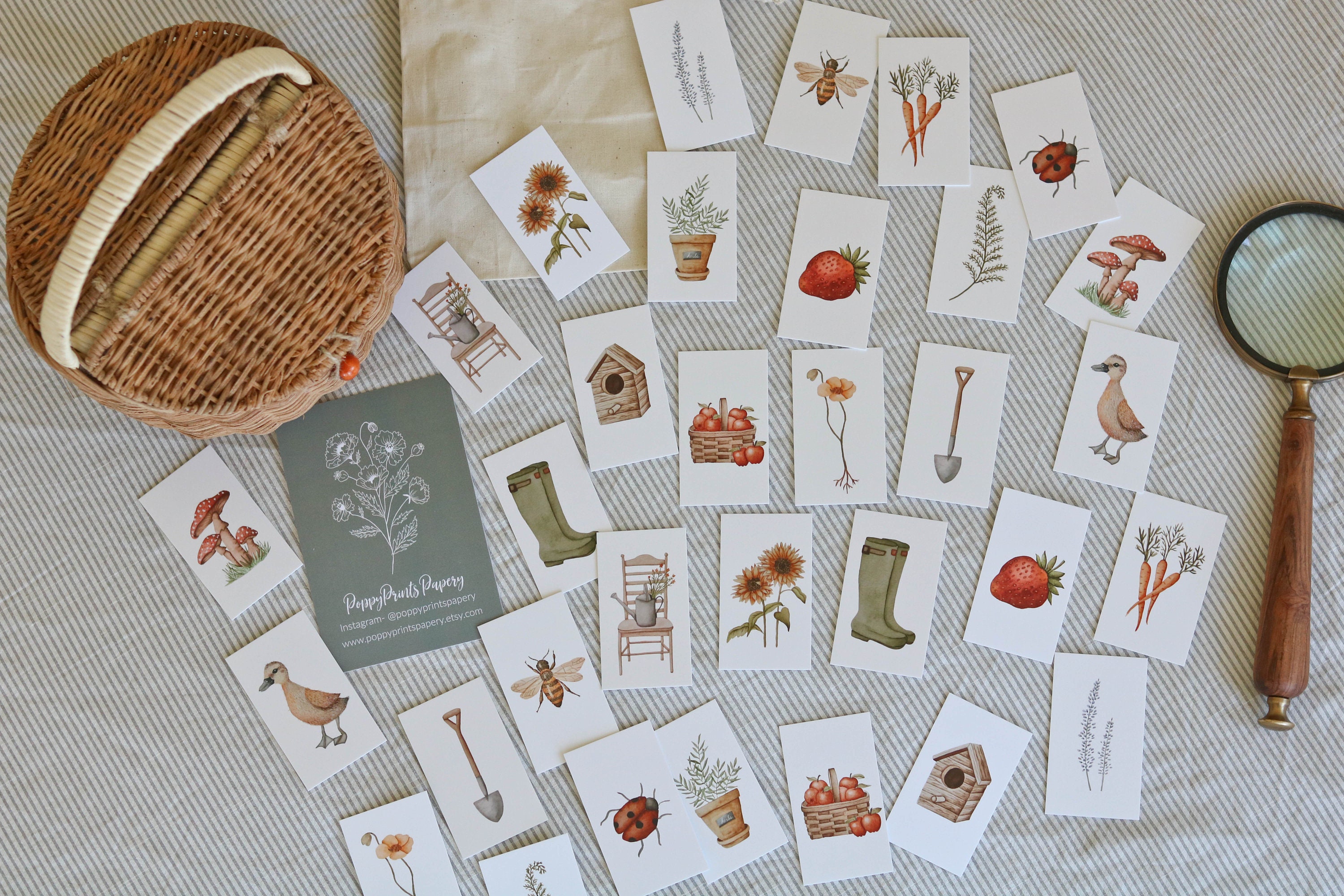 PRINTABLE Matching Game / Memory Game / Nature Themed Study ...
