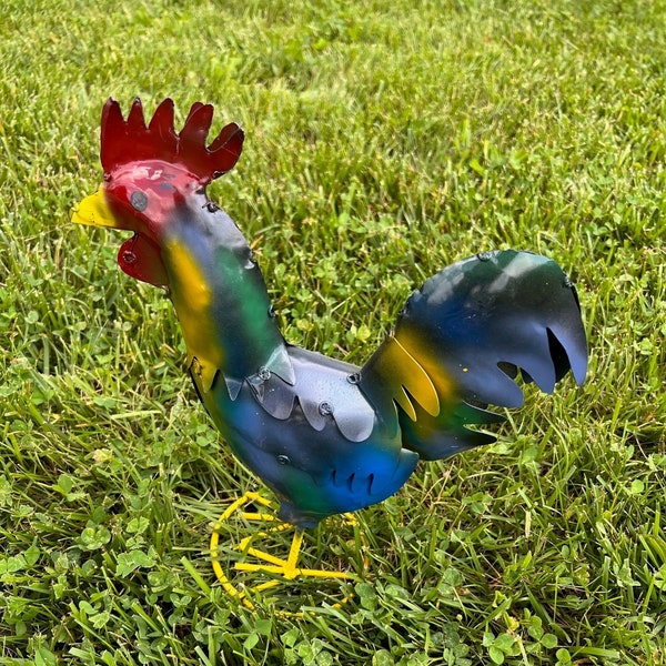 Metal Rooster - Etsy