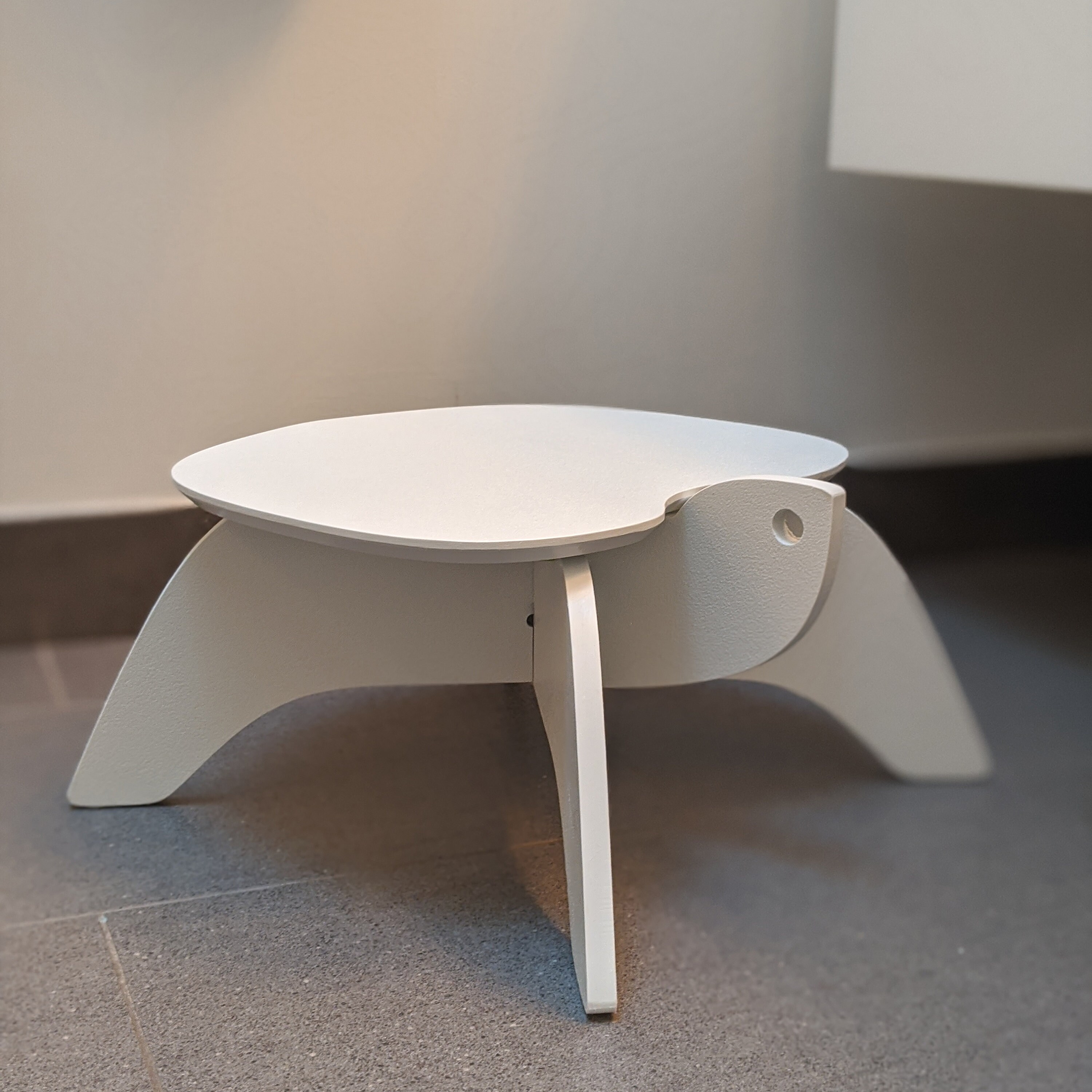 Modern Turtle Step Stool Recycled White HDPE - Etsy