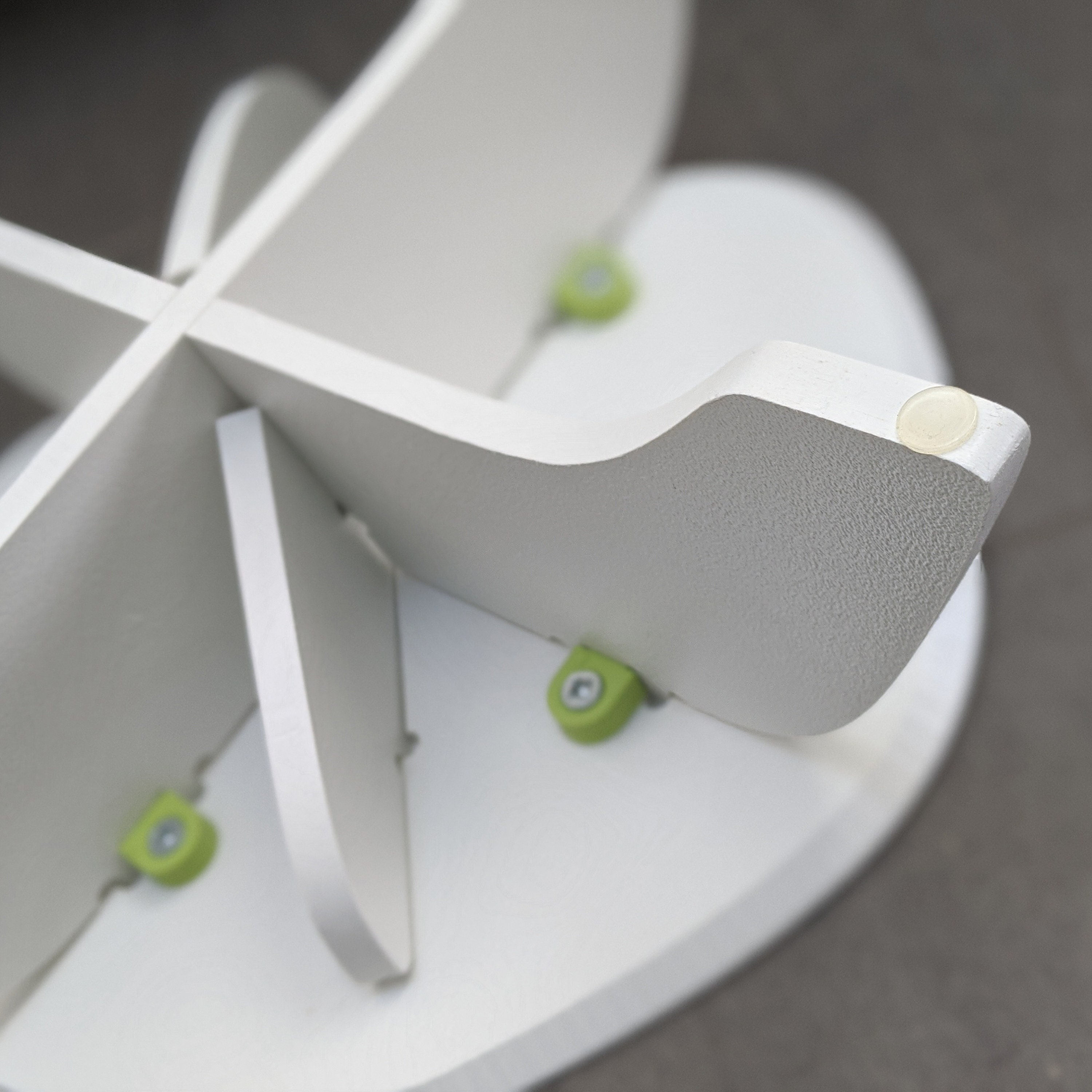 Modern Turtle Step Stool Recycled White HDPE | Etsy