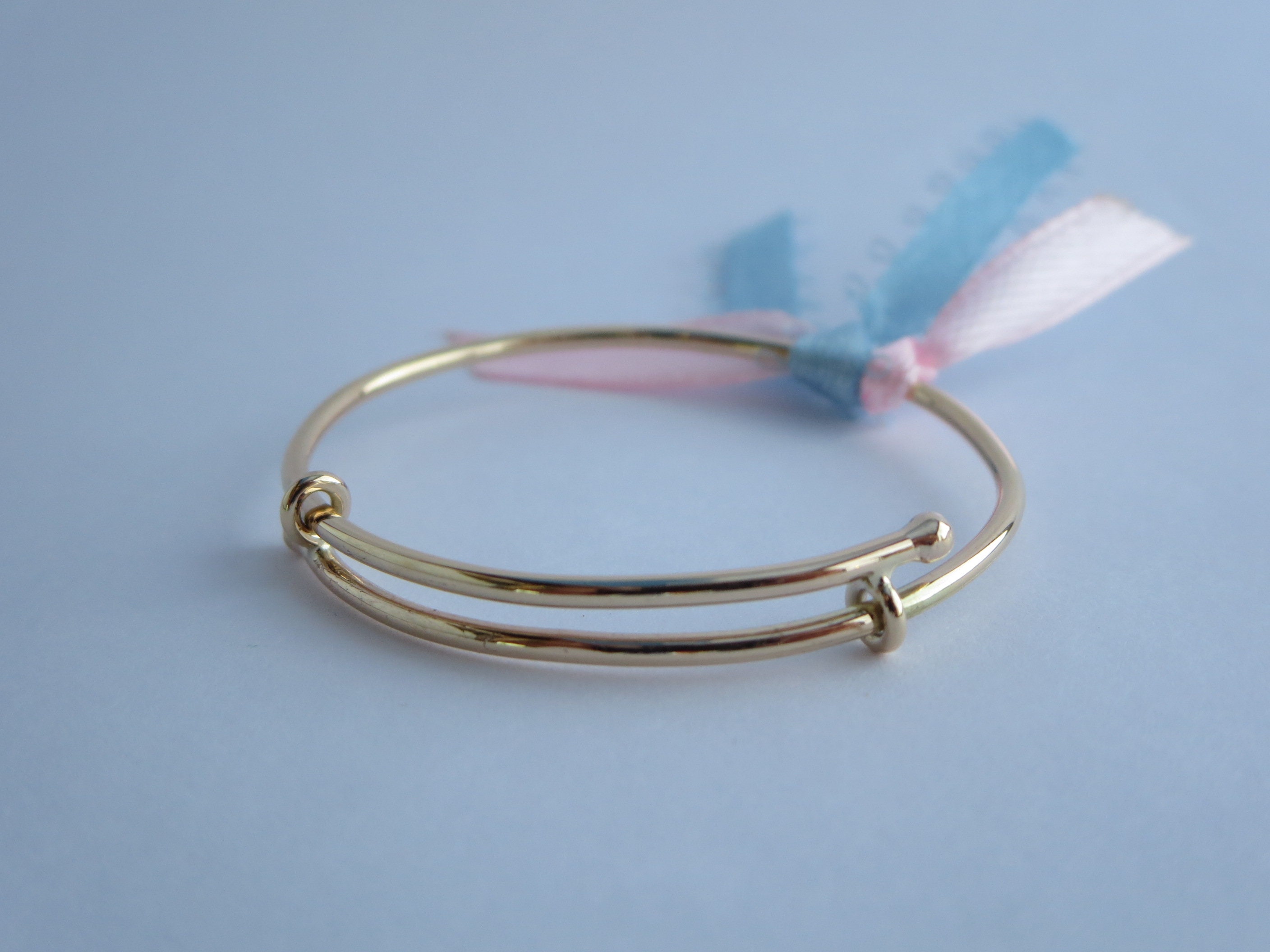 BABY BRACELET 10K GOLD Solid gold Child Jewelry Bangle | Etsy