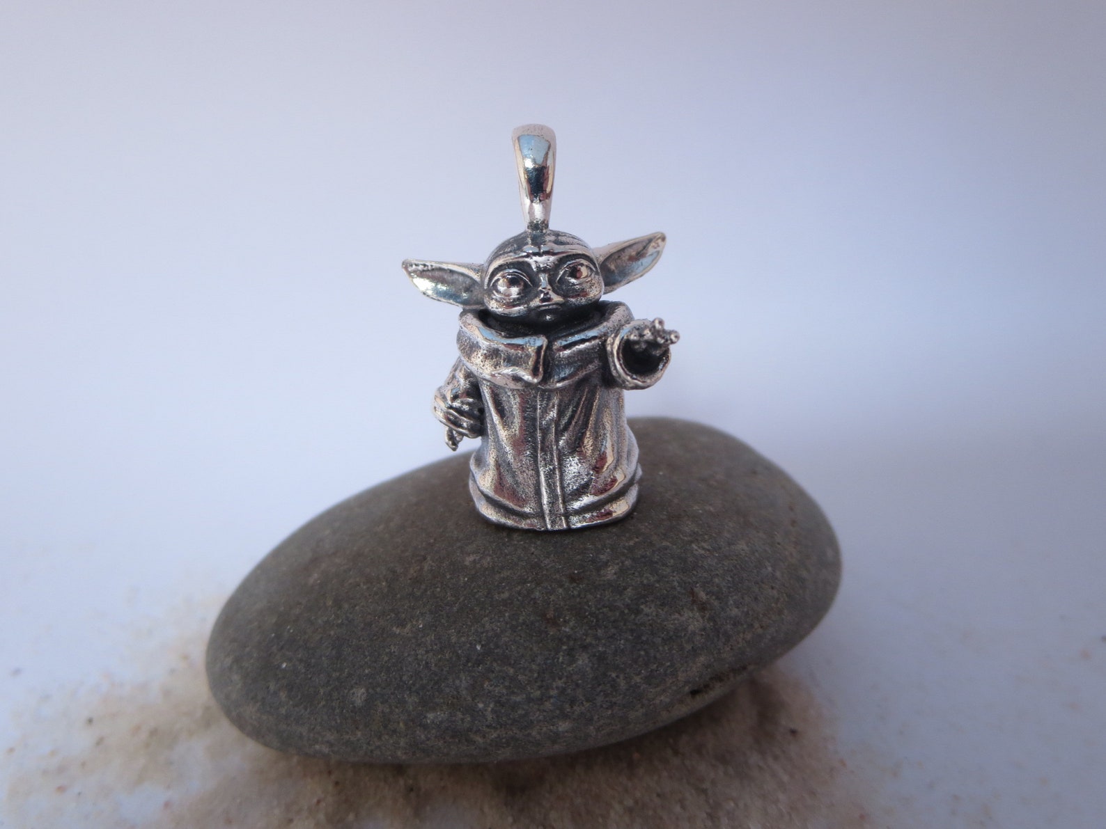 BABY YODA GROGU Charm Star Wars Mandolorian Pendant | Etsy