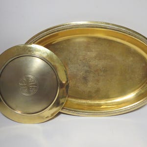 RELIGIOUS PATEN TRAY~ Mass Ritual Set~ Eucharistic Communion Plate ...