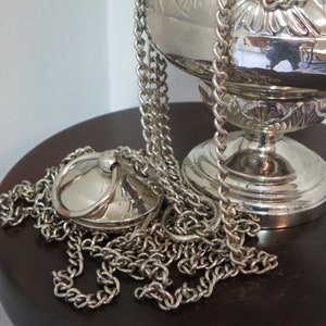 INCENSE THURIBLE BURNER Sacred Art French Religious Large Church ...