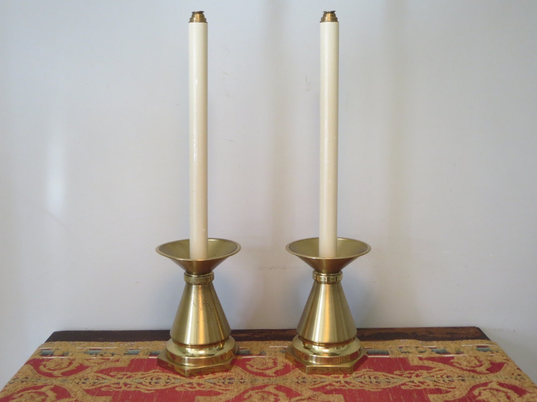 CHURCH CANDLE HOLDER~ Altar Lantern~ Brass Ritual Candle Holder ...