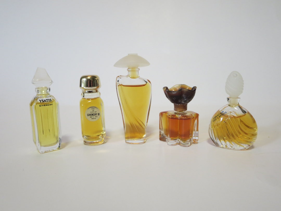 MINIATURE PERFUME BOTTLES~ 5 Perfume Bottles~ Mini Perfume Bottle ...