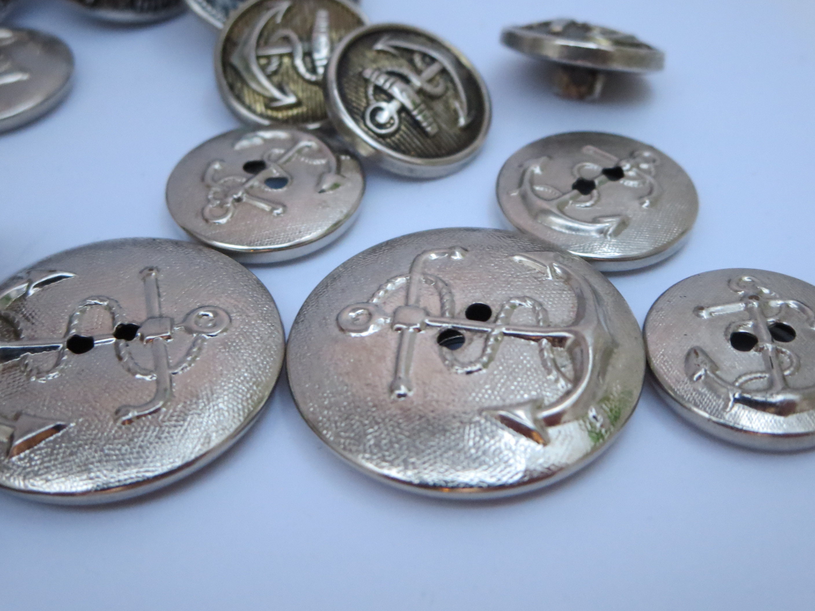COSTUME BUTTONS SET Ancient Buttons Uniform Nautical | Etsy