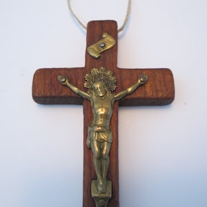 RELIGIOUS PECTORAL CROSS~ Crucifix Pendant~ Corpus Christi~ Antique ...