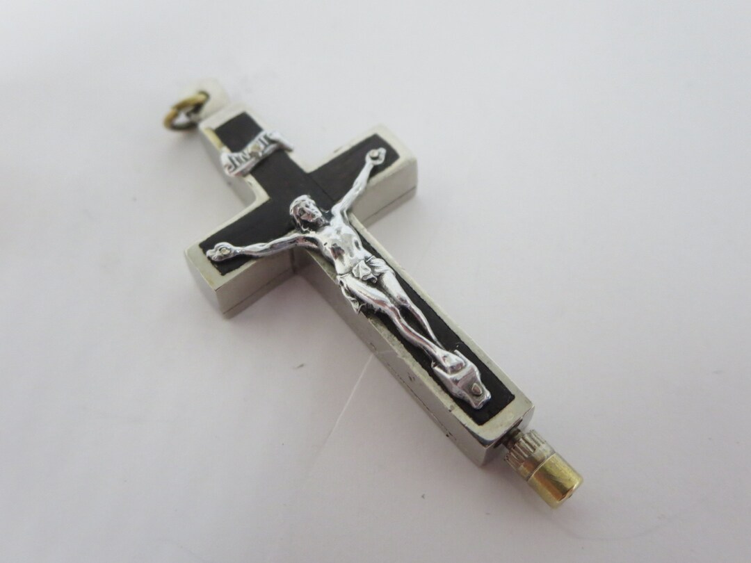 SPIRITUAL RELIC~ Crucifix Reliquary~ Saint Relic~ Corpus Christi ...