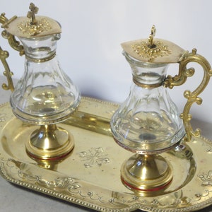 ALTAR CRUET SET French Religious Communion Eucharist Ritual Ceremony ...