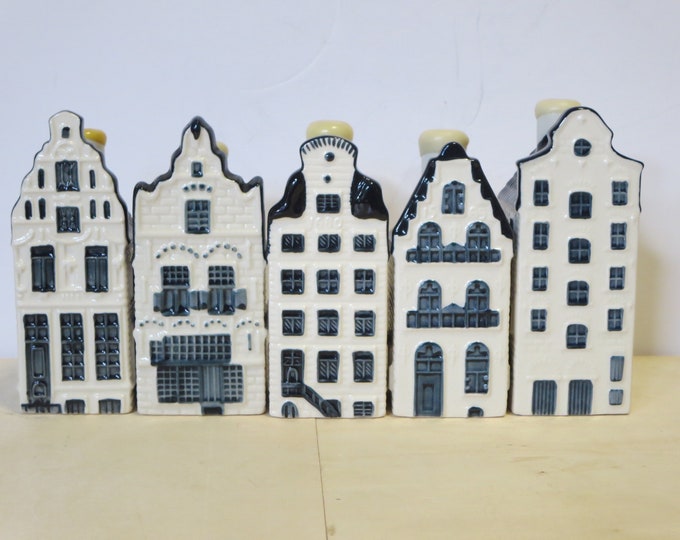 DELFT BLUE MINIATURES~ House Cottage~ Collectible Bottles~ Vintage ...