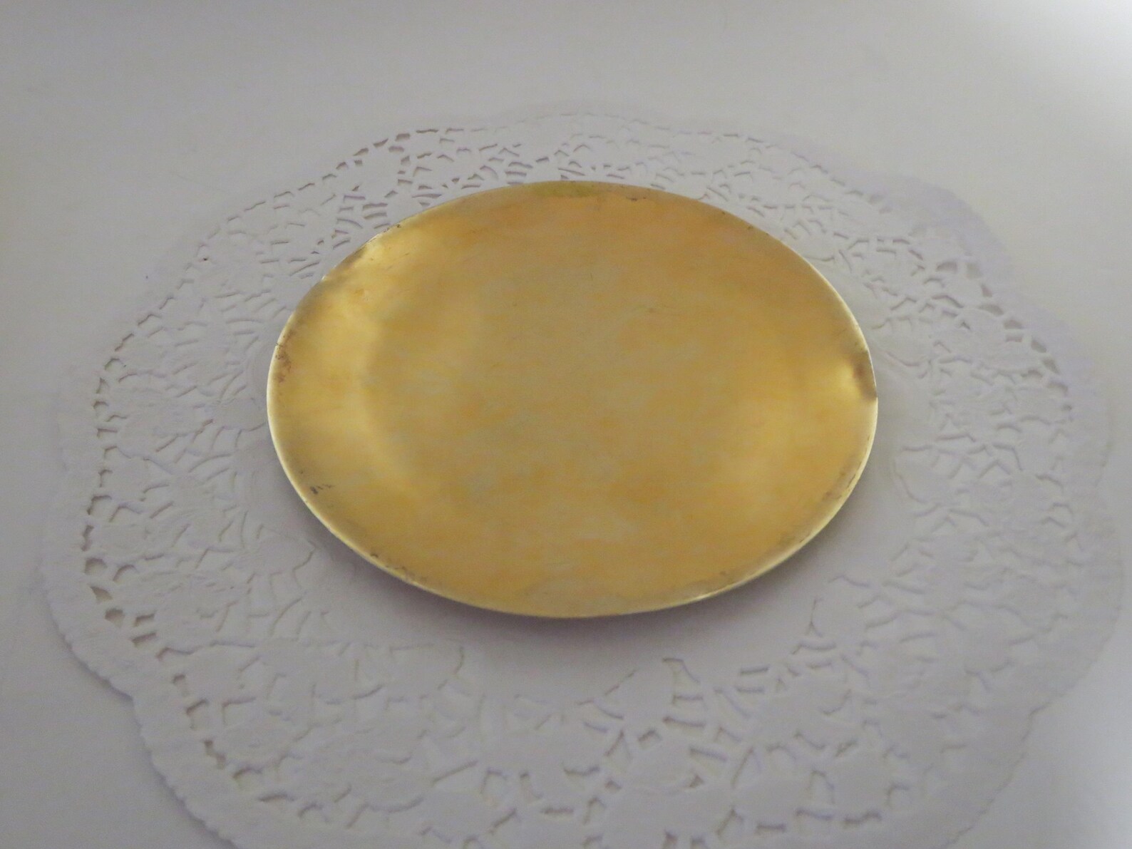RELIGIOUS PATEN TRAY~ Mass Ritual Set~ Eucharistic Communion Plate ...