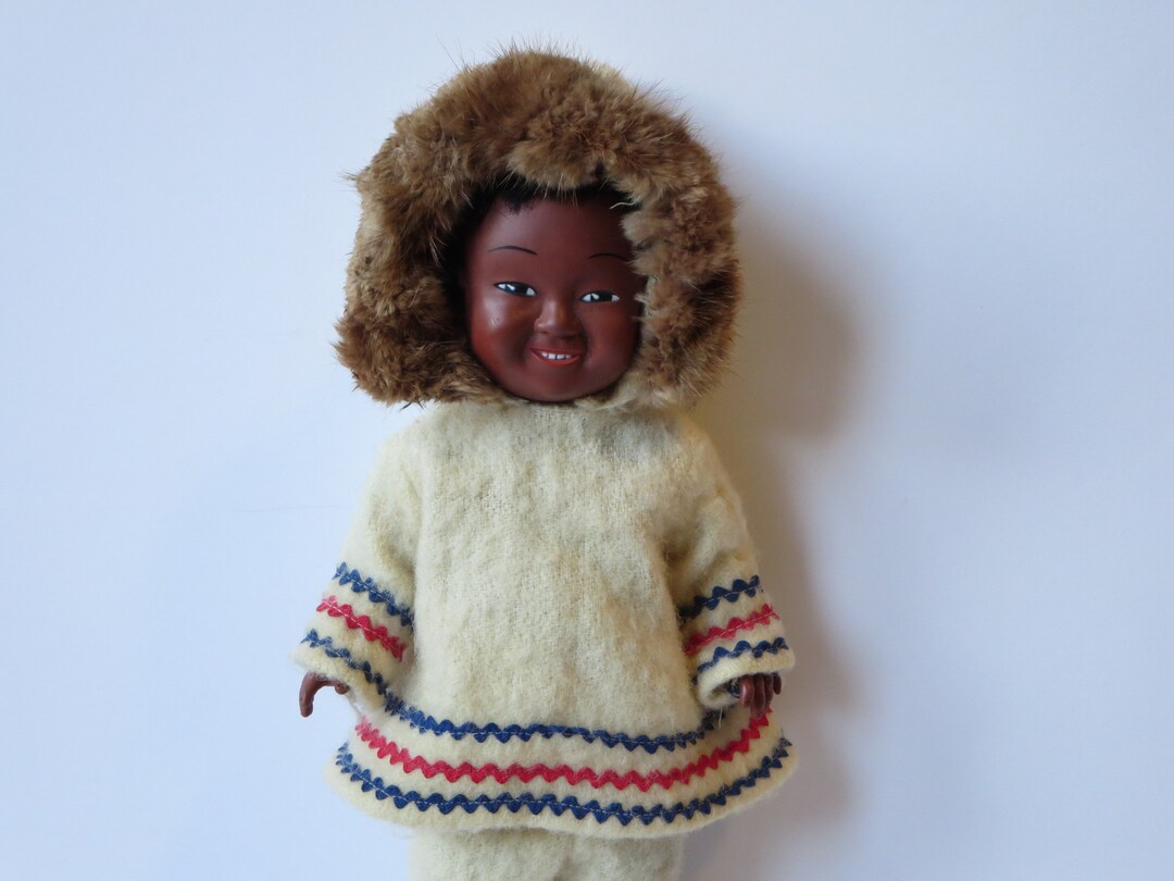 INUIT ART DOLL~ Eskimo~ Native Doll~ Vintage Doll~ Toy~ Home Living ...
