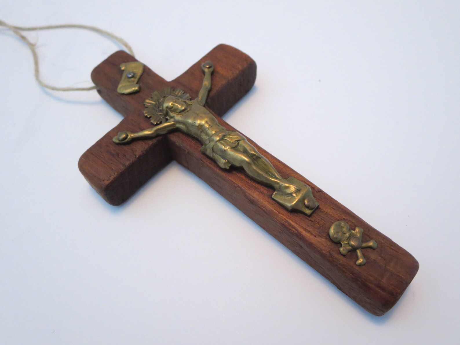 RELIGIOUS PECTORAL CROSS~ Crucifix Pendant~ Corpus Christi~ Antique ...