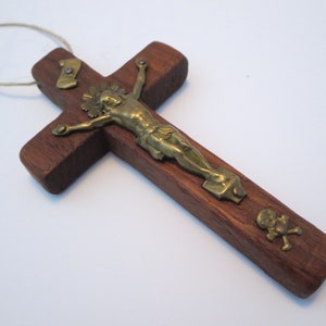 RELIGIOUS PECTORAL CROSS~ Crucifix Pendant~ Corpus Christi~ Antique ...