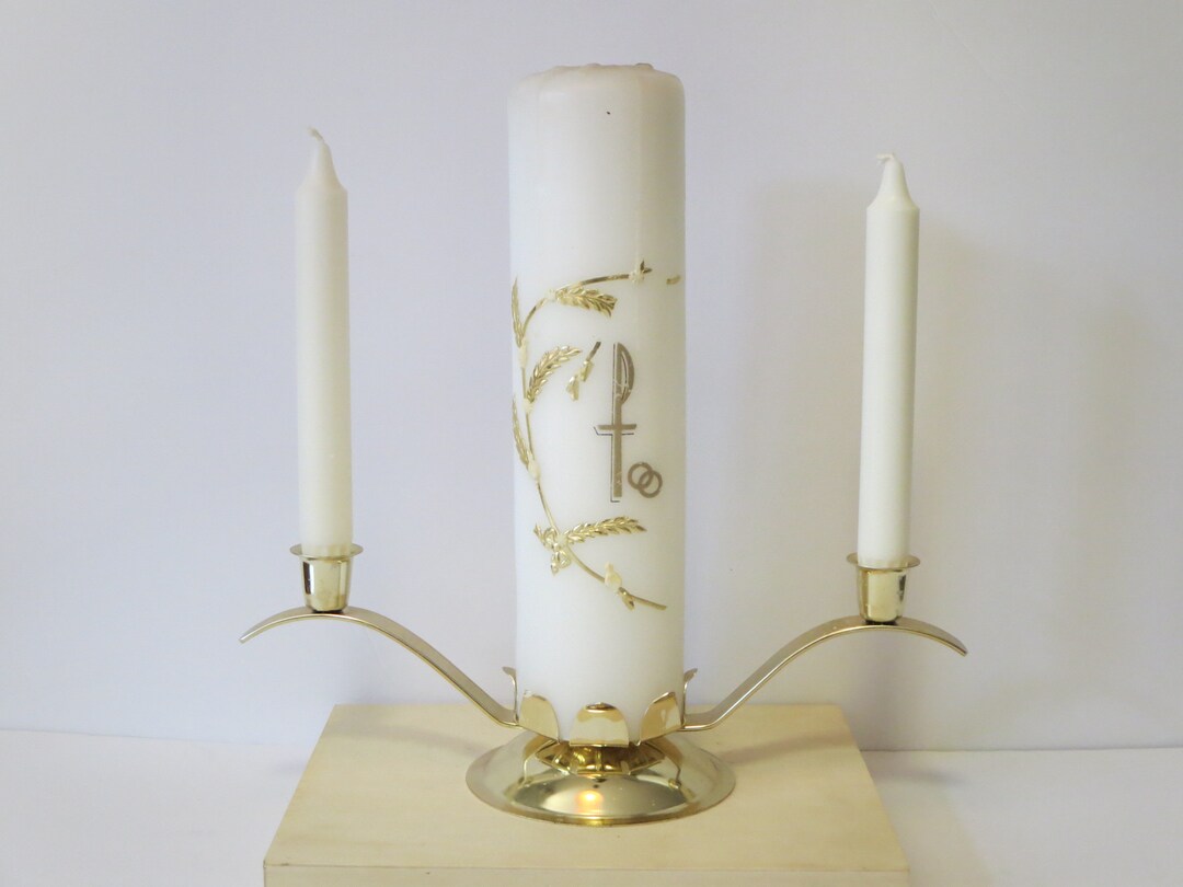RELIGIOUS CANDLE HOLDER~ Church Ritual Candle~ Candlestick~ Lantern ...