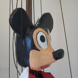 VINTAGE DISNEY PUPPET~ Wire Puppet~ Mickey Mouse~ Wooden Toy~ Walt ...