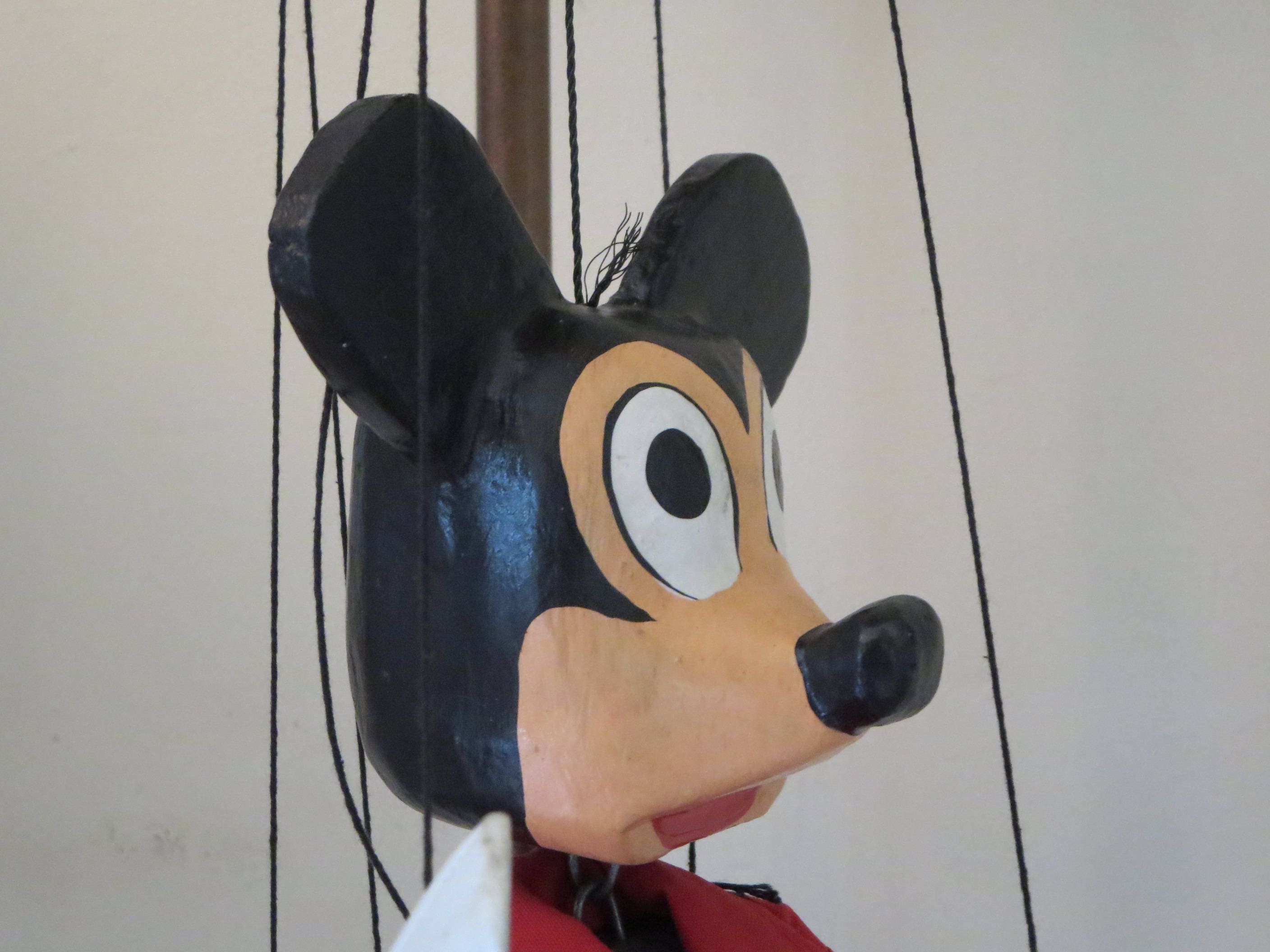 VINTAGE DISNEY PUPPET Wire puppet Mickey Mouse Wooden toy | Etsy