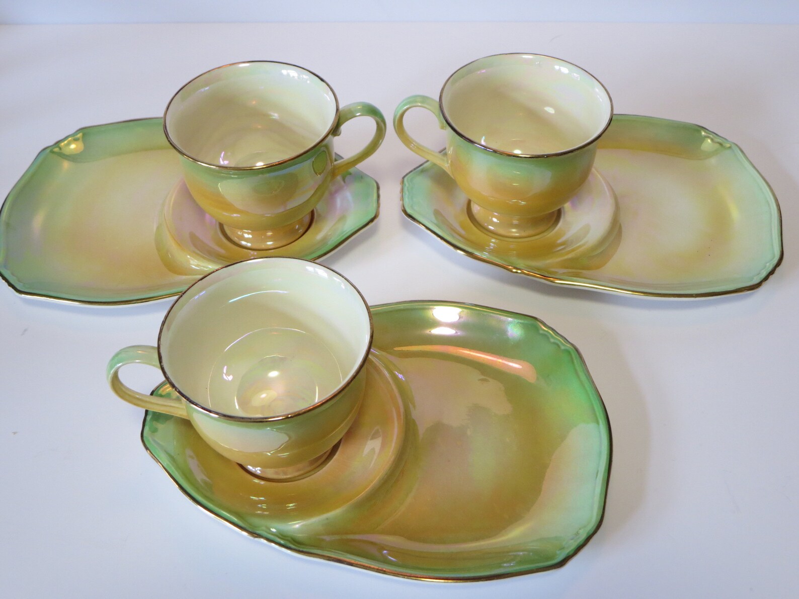 ROYAL WINTON GRIMWADES~ Cup Set~ Cup and Saucer~ Service Plate~ Vintage ...