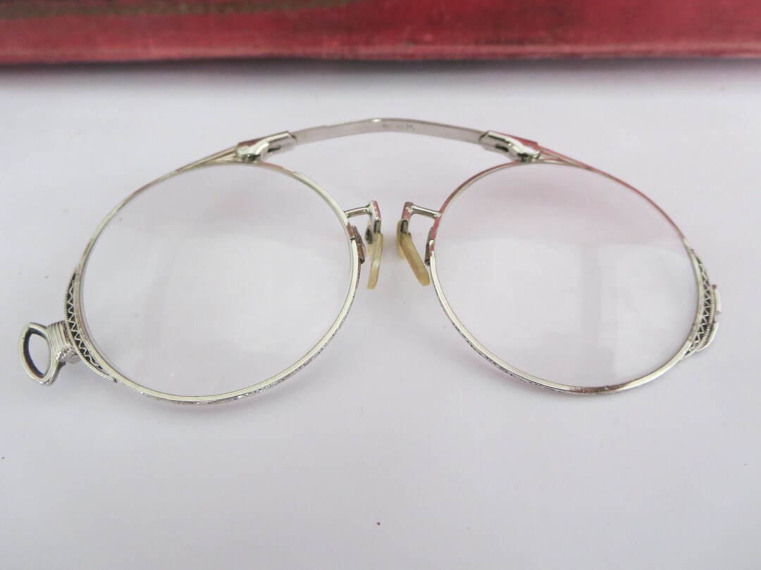 VICTORIAN EYEGLASSES~ Lorgnette~ Frame~ Folding Glasses~ Spectacle ...