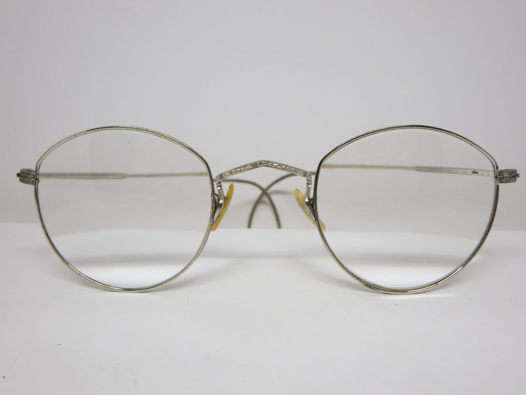 EYEGLASSES GLASSES FRAME~ Antique Eyeware~ Optical Eyewear~ Wire Rimmed ...