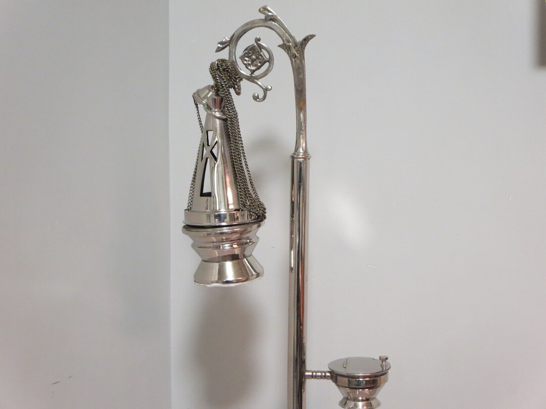 RELIGIOUS THURIBLE Censer~standing Incense Burner~ Thurible~ French ...
