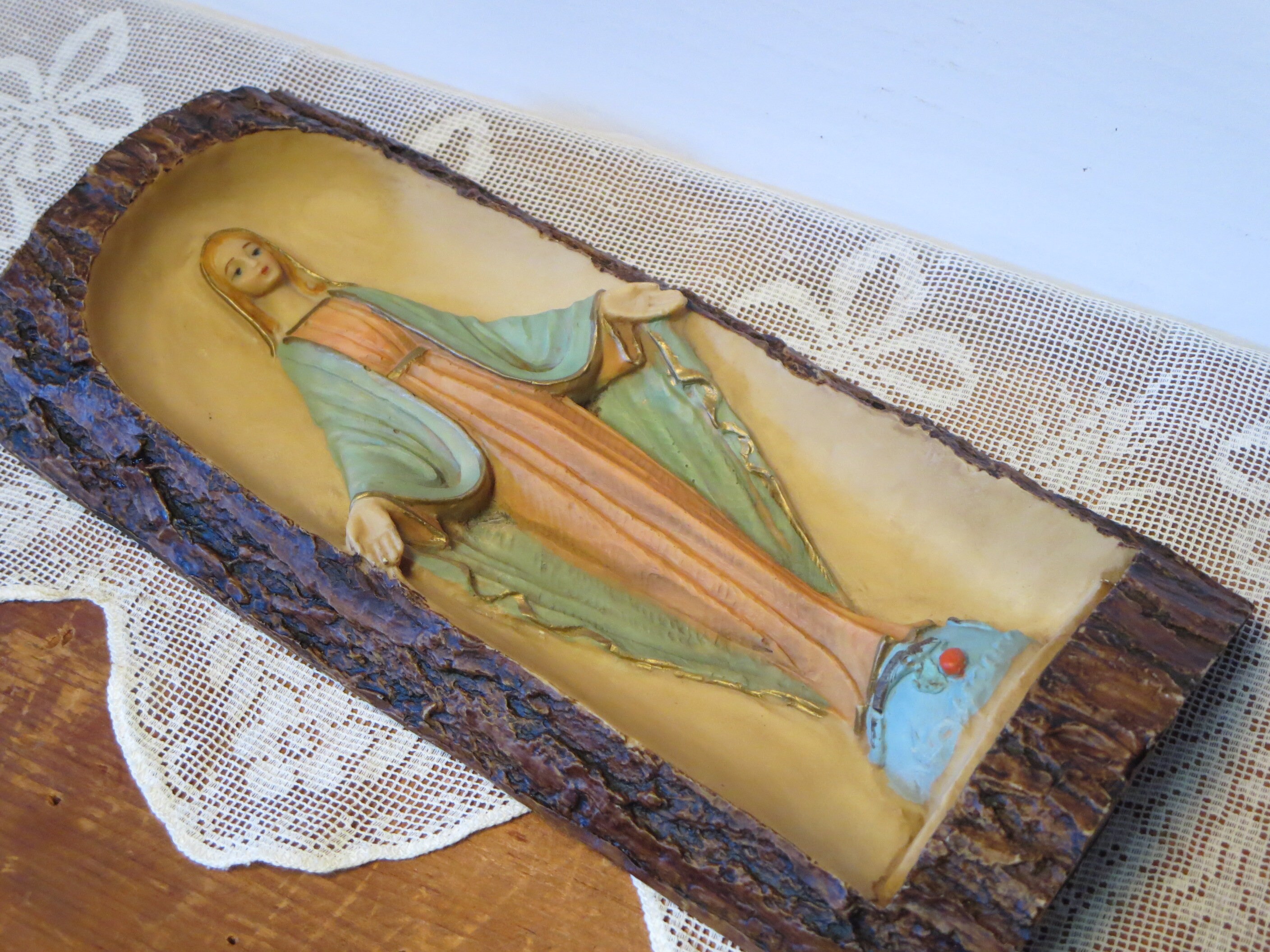 VIRGIN MARY MADONNA Religion Statue Vintage Religious Wall | Etsy