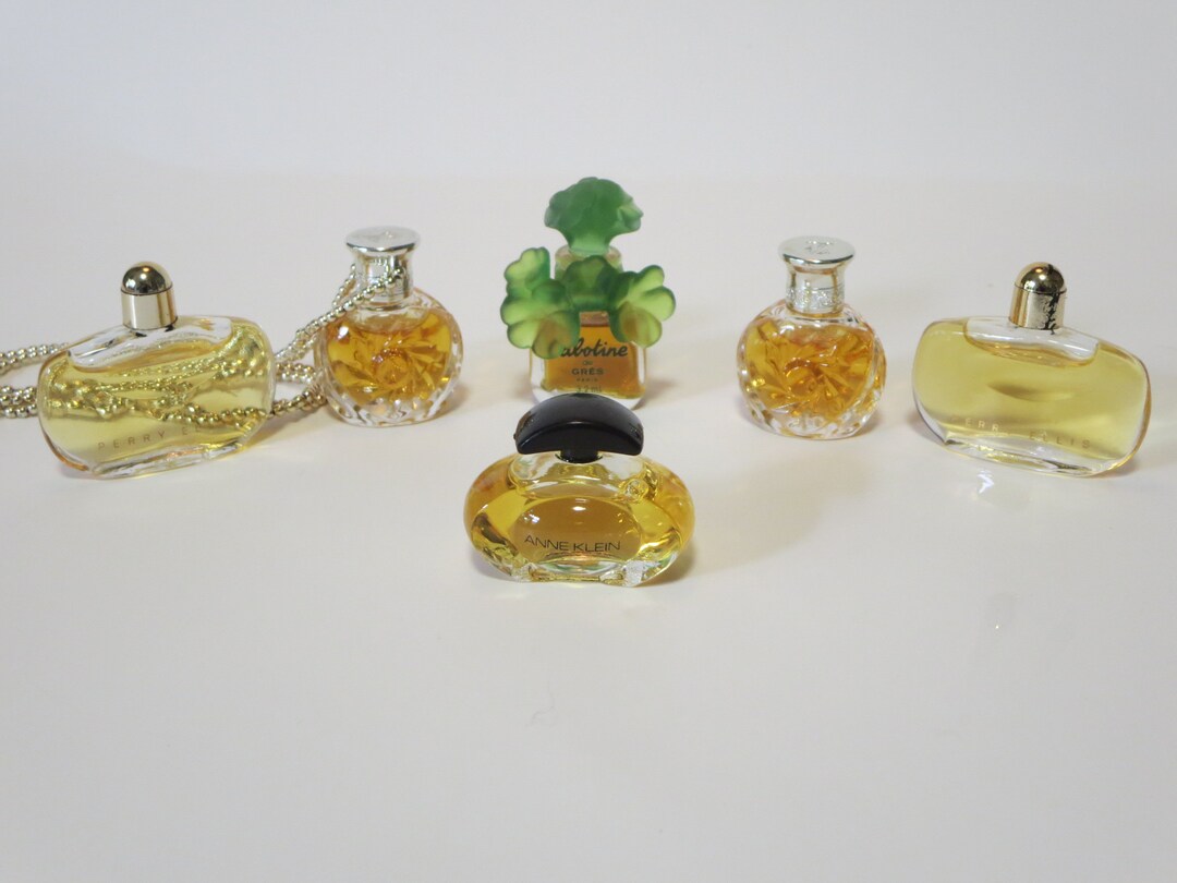 MINIATURE PERFUME BOTTLES 5 Mini Perfume Bottle Ralf Lauren Cabotine ...