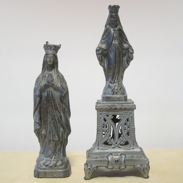 Vintage French Religious Statues - Etsy