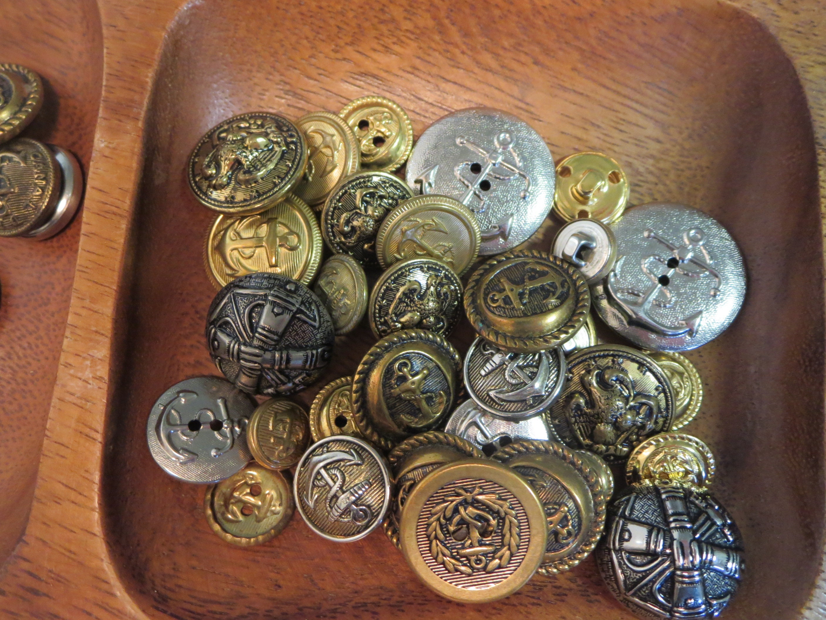 COSTUME BUTTONS SET Ancient Buttons Uniform Nautical | Etsy