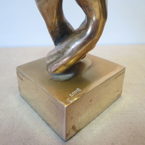 BRONZE SCULPTURE~ Lohé Artist~ Man and Woman Hand~ Modern Art~ Art ...