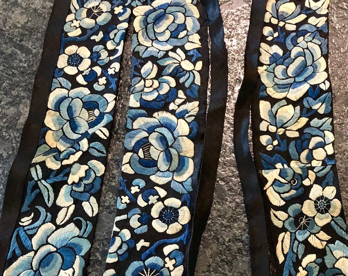 Antique Chinese Hand Embroidery Braid - Etsy