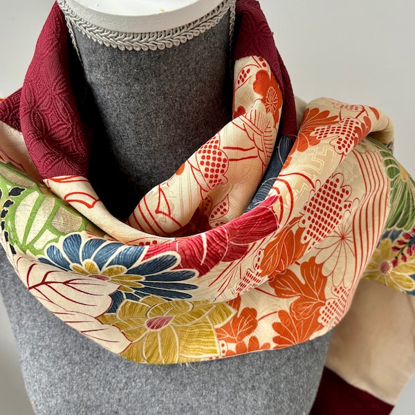 Japanese Silk Scarf - Etsy