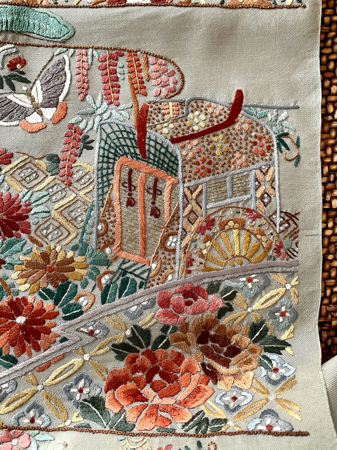 Vintage Japanese Hand Embroidery - Etsy UK