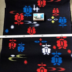 Vintage Japanese Kasuri Kimono Fabric - Etsy