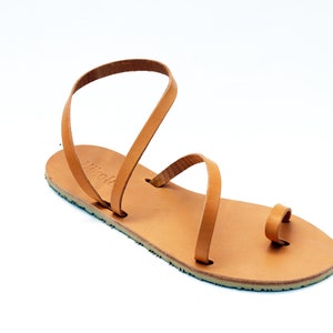 Minimalist Barefoot Sandals, Zero Drop Toe Ring Flats, Barefoot Sandal ...