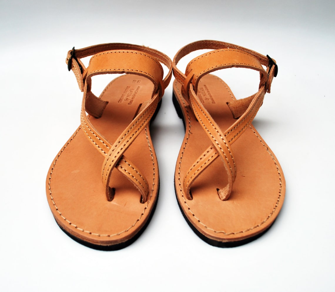 Women Sandal in Natural Brown Color Made With 100% Genuine Leather - Etsy