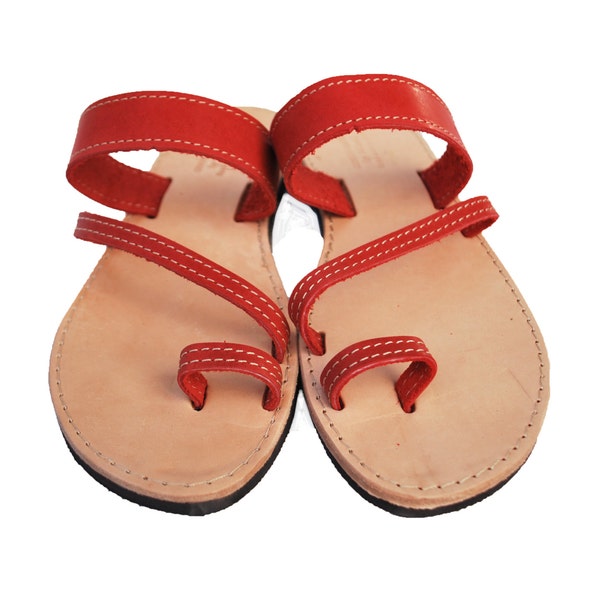 Red Sandals - Etsy