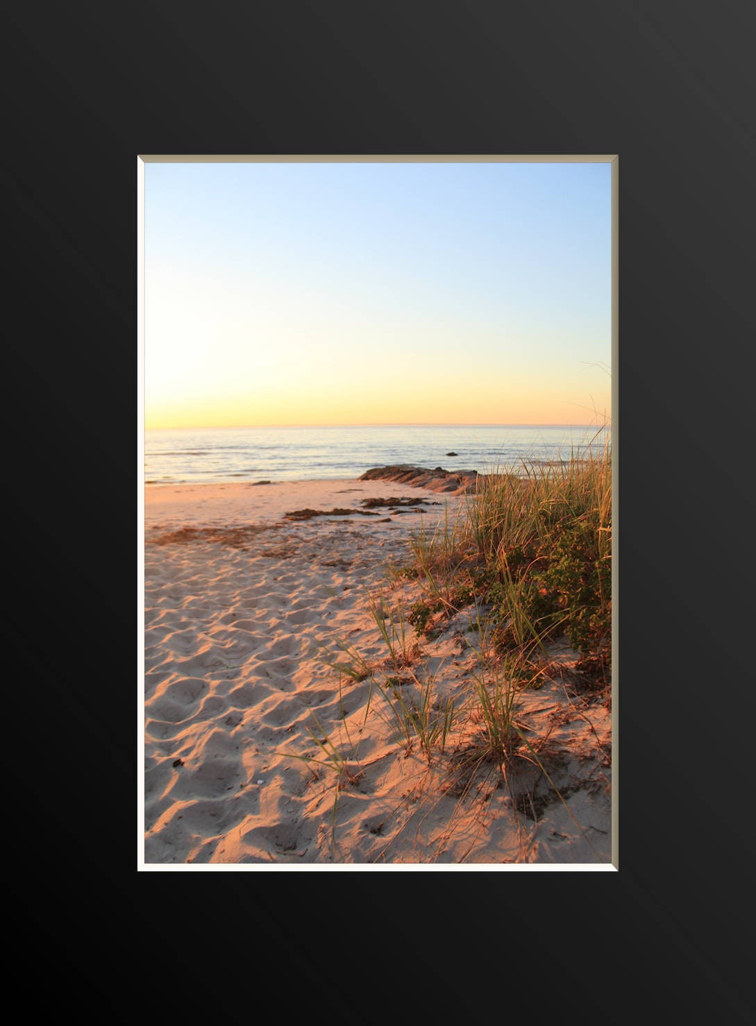 Beach Sunset Cape Cod Photography Seashore Old Silver Beach Falmouth ...