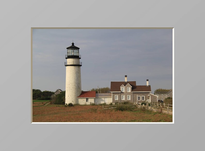 Truro Lighthouse Cape Cod Photography Highland Light Coastal Photograph ...